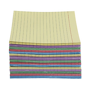 Amazon Basics Ruled Color Index Cards, 5" x 8", 300 Cards