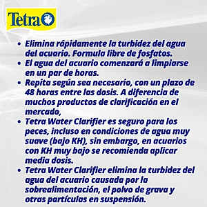 Tetra WaterClarifier Clears Cloudy aquarium Water, 8.45-Ounce, Model:77136
