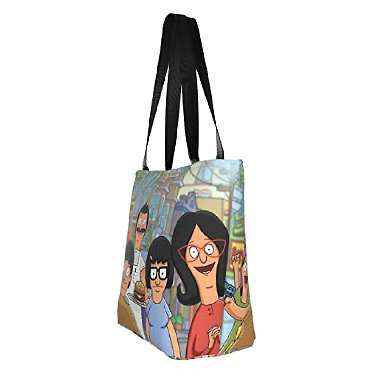 Bobs-Burgers Women's Tote Bag Large Capacity Shoulder Handbag For School Travel Beach Shopping Business Work
