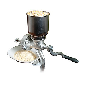 CHARD GM-150 Grain Mill, Tin Coated Cast Iron,Silver