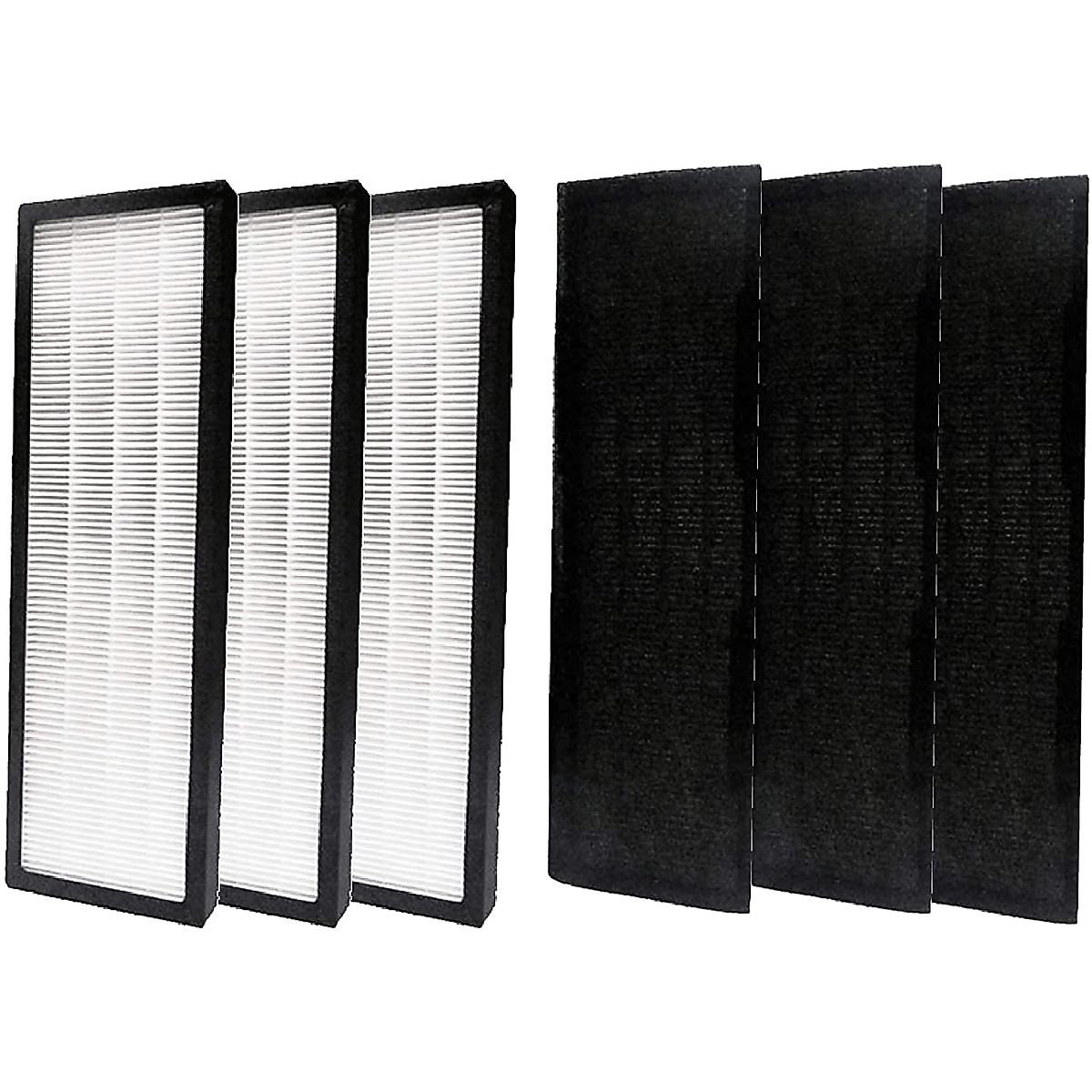 Nispira True HEPA Filter Replacement For GermGuardian FLT5000 Air Purifier AC5000, AC5000e, AC5250pt, AC5350b, AC5350bca, AC5350w, AC5300b, CDAP5500, BXAP040, BXAP250 Idylis IAP GG 125, 3 Packs
