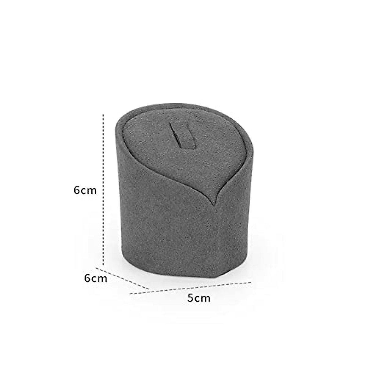 GRFIT Jewelry Rack Ring Display Stand Round Showcase Jewelry Organizer Holder for Rings Trade Show Countertop Ring Bearer for Women Jewelry Stand Holder (Color : B)