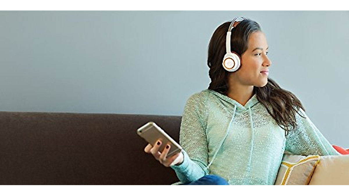 Plantronics Backbeat Sense Wireless Headphones w/ Mic - White