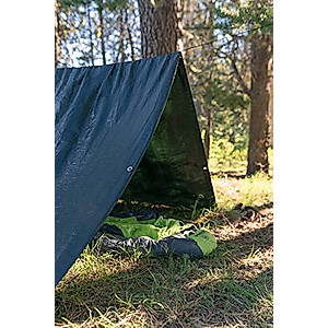 Stansport Medium-Duty Rip-Stop Tarp 14' x 16' - Dark Green
