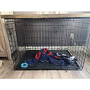 Dog Cage Wood Topper | Dog Kennel Cover, Farmhouse Wood, Dog Crate Table, | Wire Crate Cover | Dog Crate End Table | Organization | Custom Dog Toppers
