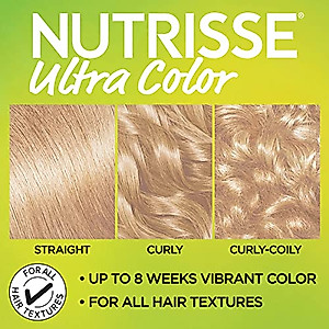 Garnier Hair Color Nutrisse Ultra Color Nourishing Creme, LB1 Ultra Light Cool Blonde (Calla Lily) Permanent Hair Dye, 1 Count (Packaging May Vary)