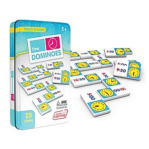Junior Learning JL486 Time Dominoes Small
