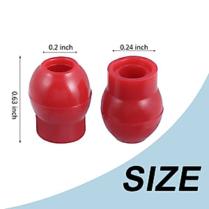 Javinhau MDF Stethoscope Ear Pieces, Unbeatable Comfort Soft-Sealing Stethoscope Ear Tips Replacement Comptible with MDF Stethoscope Spare Parts Earplugs Accessories(Black)