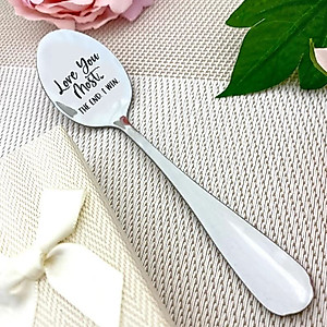 I Love You The Most The End I Win Valentines Day Gift Engraved Spoon Gift for Boyfriend Girlfriend | Christmas Birthday Gift for Men Women | Engagement Gift for Bride