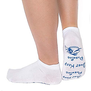 DonnaElite Labor & Delivery Inspirational Non Skid Push Maternity Socks