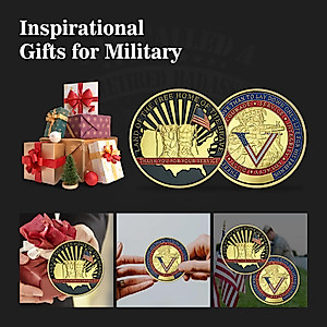 BHealthLife US Army Veteran Challenge Coin Gift Thank You for Your Service