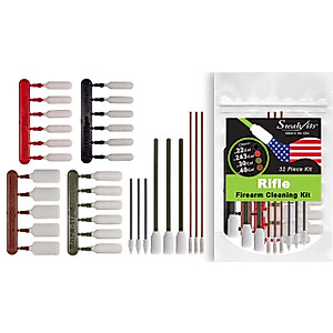 Swab-its® Made in The USA .22cal/.243cal/.30cal/.40cal Rifle Firearm Cleaning Kit: 87-9904