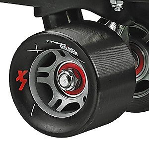 Stomp Factor 5 Black Quad Skates Color Green Size 4