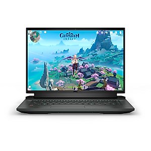Dell G16 7620 Laptop (2022) | 16" 2560x1600 QHD+ 165Hz | Core i7-12700H - 512GB SSD Hard Drive - 16GB RAM - Nvidia GeForce RTX 3050 Ti | 14 cores @ 4.7 GHz - 4GB GDDR6 Win 11 Home Black (Renewed)