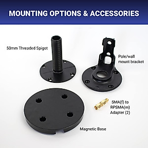 Poynting Puck-4 3-in-1 Transportation & M2M/IOT Antenna | 5G | 4G LTE | 2X2 MIMO | GPS/GLONASS | 617-4200 MHz