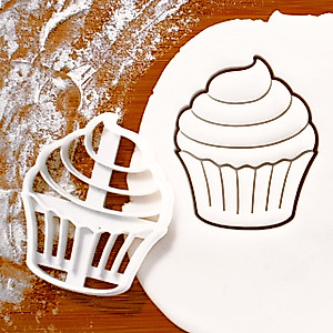 Cupcake cookie cutter, 1 piece - Bakerlogy