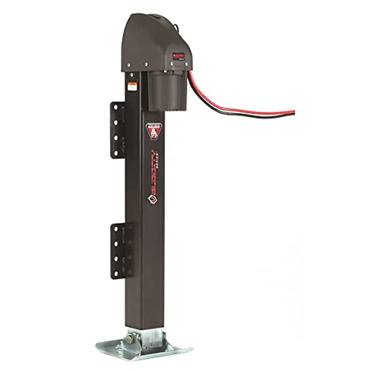 Bulldog Cases Reese 185400 Bulldog Velocity Series Powered Trailer Jack, Side Mount, 12,000 lbs. Support Capacity, Bolt-On, 24' Travel