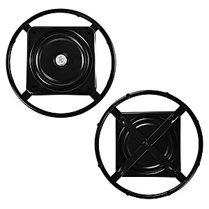yaaqoo 16.5inch Furniture Ring Base w Swivel Base Replacement 360 Degrees Rotate with 10 Inch Plate for Recliner Sofa Chairs