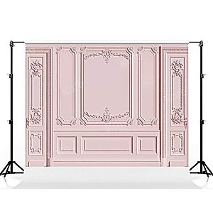 Kate 7×5ft Light Pink Empty Room Photo Backdrop Classic Interior Wedding Photography Background Photo Studio Props for Photographers