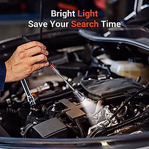 LED Light Magnet Pickup Tool Set - Gift for Men Christmas Gift Stocking Stuffers Birthday Gift Idea Cool Gadgets for Men Him Dad Husband LED Light Magnet Grabber Tool for Men Who Have Everything