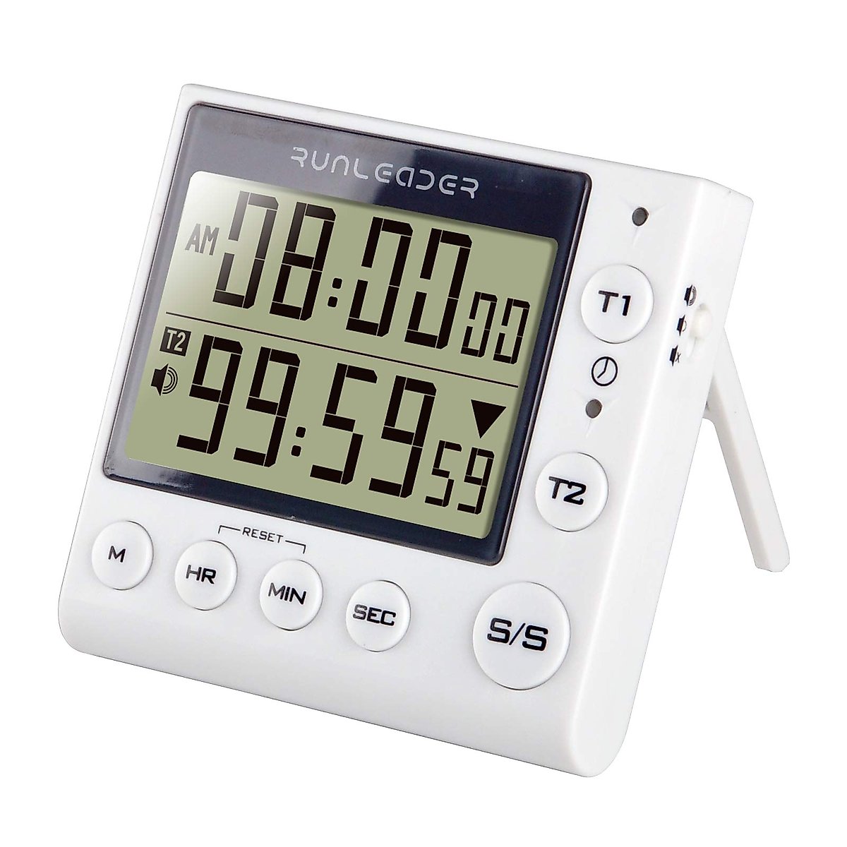 Runleader Kitchen Timer, Bakery Timer, Digital Display Cooking Timer Count Down/Count Up Timer with Magnetic Back,Independent Button,Aloud Alarm,for Cooking Learning Sport Office(Battery Included)