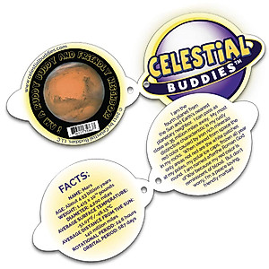 Celestial Buddies Mars Buddy Science Astronomy Space Solar System Educational Plush Stuffed Red Planet Toy