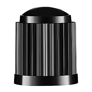 Valve-Loc Tire Valve Caps (25-Pack) Black, Universal Stem Covers for Cars, SUVs, Bike and Bicycle, Trucks, Motorcycles | Heavy-Duty, Airtight Seal | Screw-On, Easy-Grip Use (Black)