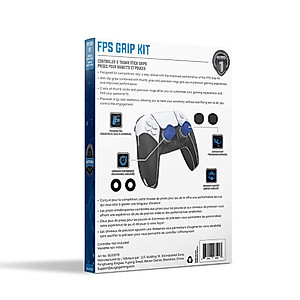 Surge FPS Grip Kit (9pcs) for PlayStation 5 DualSense Controller, Thumb Stick Grips w/Precision Aiming Rings, Customizable, Superior Grip, Enhanced Comfort