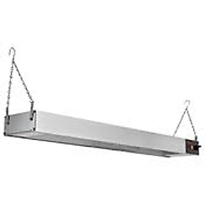 Kratos 28W-211 Commercial Strip Warmer, 36" Long, with Cord and NEMA 5-15P Plug, 120V, 850 Watts. Overhead Food Strip Warmer