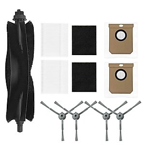 Aerqvix Accessories Replacement for eufy L60 L50 Robot Vacuum Accessories Mainbrush,2x filters,2x dust bags,4x sidebrushes