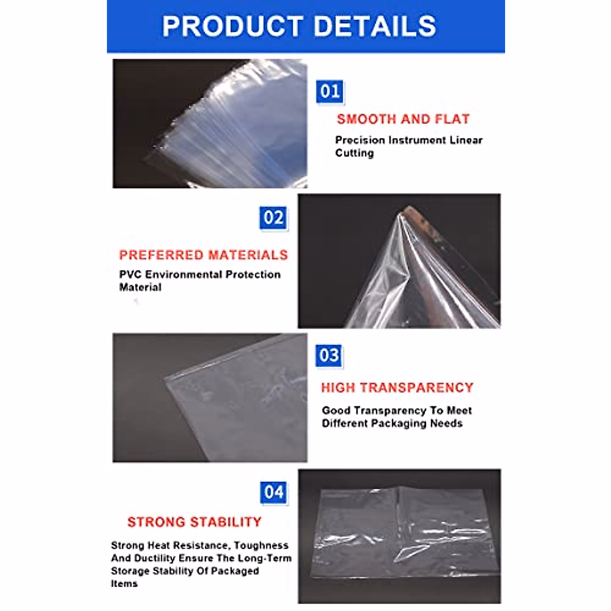 Shrink Wrap Bags - Mlooog 100pcs Clear Heat Shrink Wrap Professional Protection Against Aging and Dust - PVC Shrink Wrap Bags 11x18 Inches