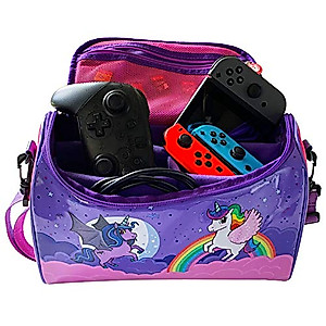 Unicorn Friends Carry All Deluxe Storage Case (Nintendo Switch)