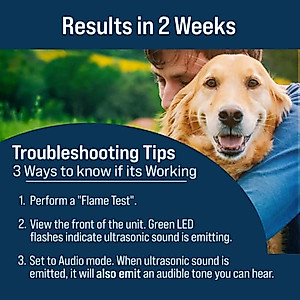 Good Life, Inc. Dog Silencer MAX | Stops Barking up to 300 ft. Away | Humanely Stop Barking Dogs | Automatic Bark Detection up to 75 ft. | Includes Remote Control | Dog Training Device