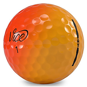 Vice Pro Golf Balls (Shade Red Orange)