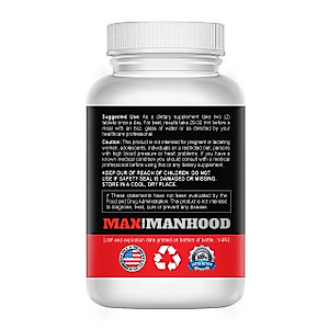 MaleMax Male Enlargement Pills- Amplify Male Size- Boost Up to 3 Inches Fast- Extend in Length, Engorge in Girth- Stamina Multiplier- 60 Tablets