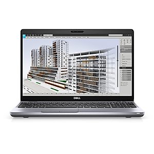 Dell Precision 3550 Laptop Notebook PC, Intel Core i5-10310U 1.70 GHz Processor, 16GB DDR4 Ram, 256GB NVMe SSD, Webcam, WiFi & Bluetooth, Type C, HDMI, Windows 10 Professional (Renewed)