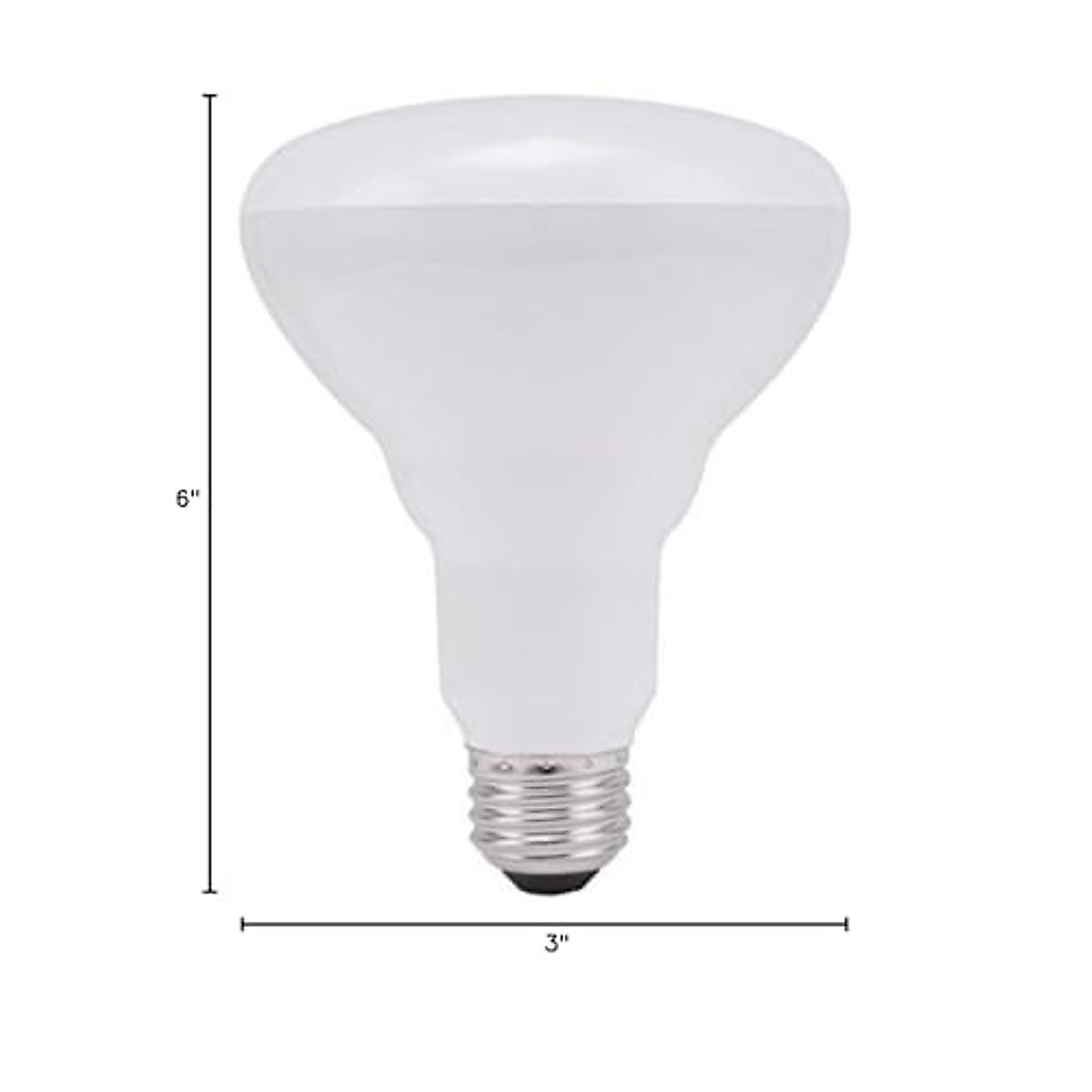 GE Classic 65 W Equivalent Dimmable Soft White R30 LED Light Bulbs, 6-Pack
