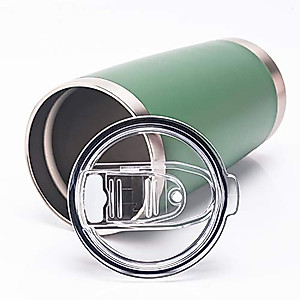 20 oz Tumbler Replacement Lids Spill Proof Splash Resistant Lids Covers Fit for YETI Rambler and More Tumbler Cups (20 oz, 2 Pack)