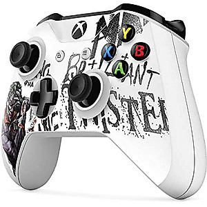 Skinit Decal Gaming Skin compatible with Xbox One S Controller - Officially Licensed Warner Bros Brilliantly Twisted - The Joker Design
