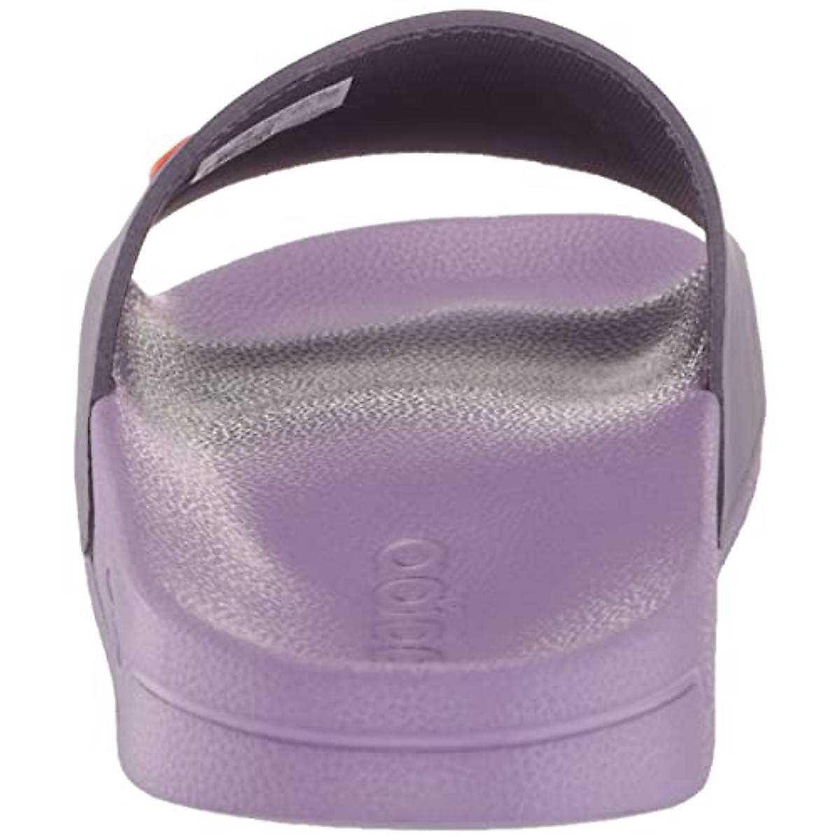 adidas Women's Adilette Shower Slide Sandal, Shadow Violet/Impact Orange/Violet Fusion, 7