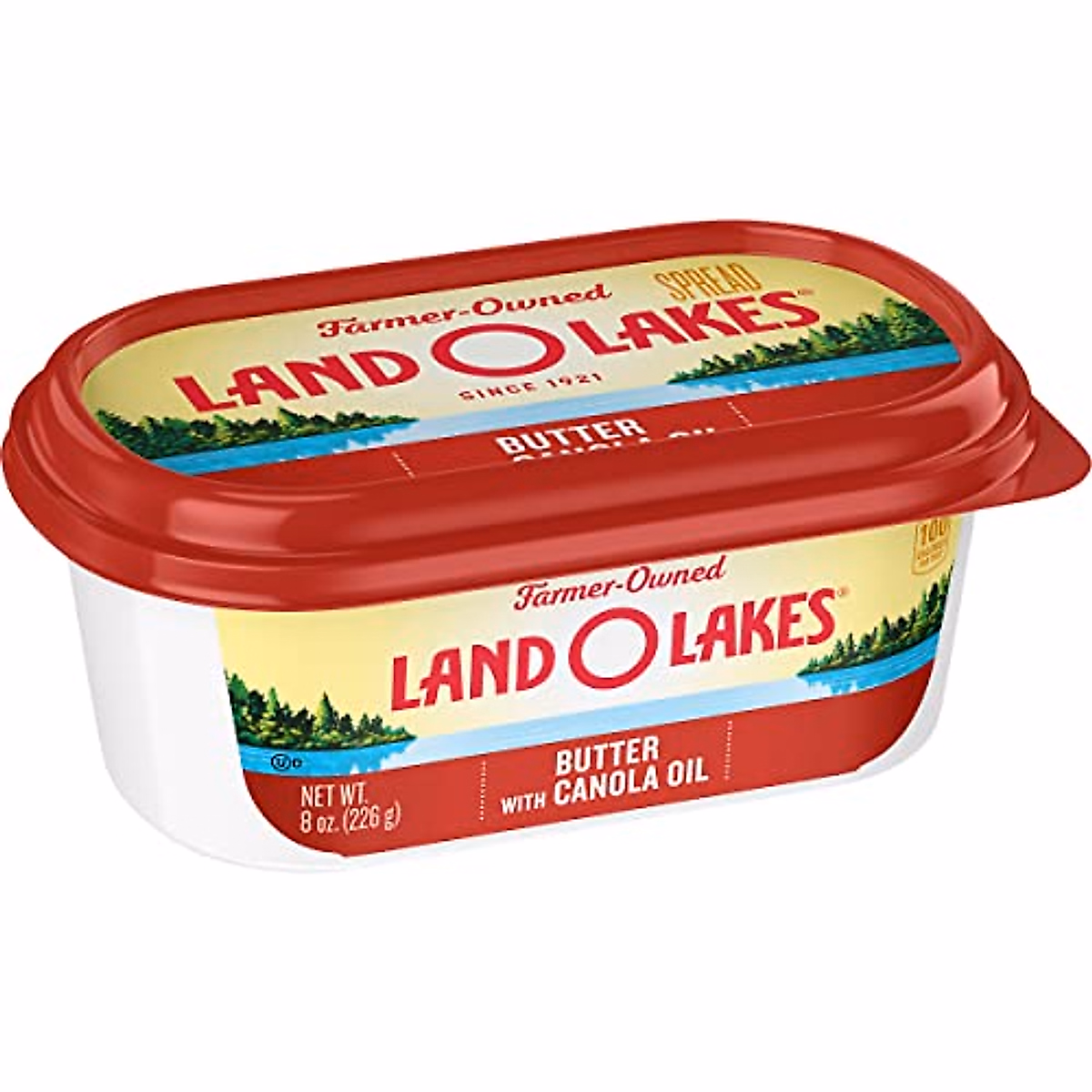 Land O Lakes® Butter with Canola Oil, Spreadable, 8 oz tub
