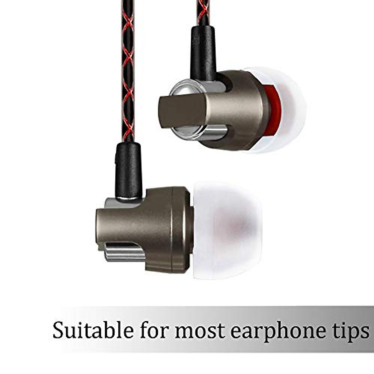 Bluecell 10 Pairs Small Clear color Silicone Replacement Ear Buds Tips for Audio-Technica Skullcandy Monster Sony Ultimate Ears Sharp Sennheiser Plantronics TDK Phillips Panasonic Denon Griffin JVC