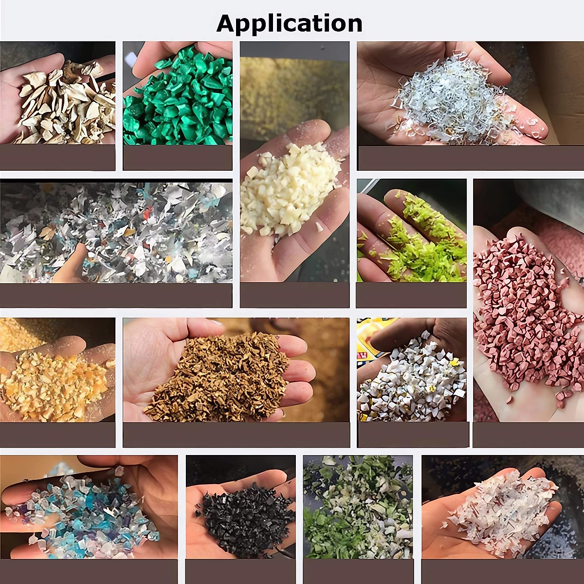 HayWHNKN Plastic Shredder Crusher 2.2KW Heavy Duty Disintegrator Electric Chipper Granulator Plastic Bottle Cardboard Grinder Mill Rubber Bone Wood Crusher 220V