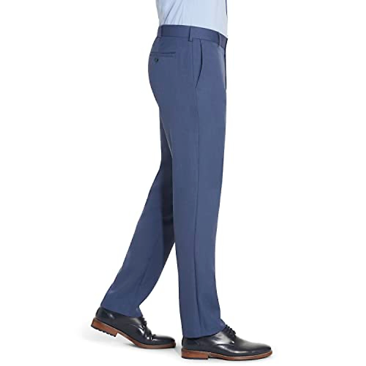 Van Heusen Men's Traveler Slim Fit Pant, Ash Navy, 32W X 30L