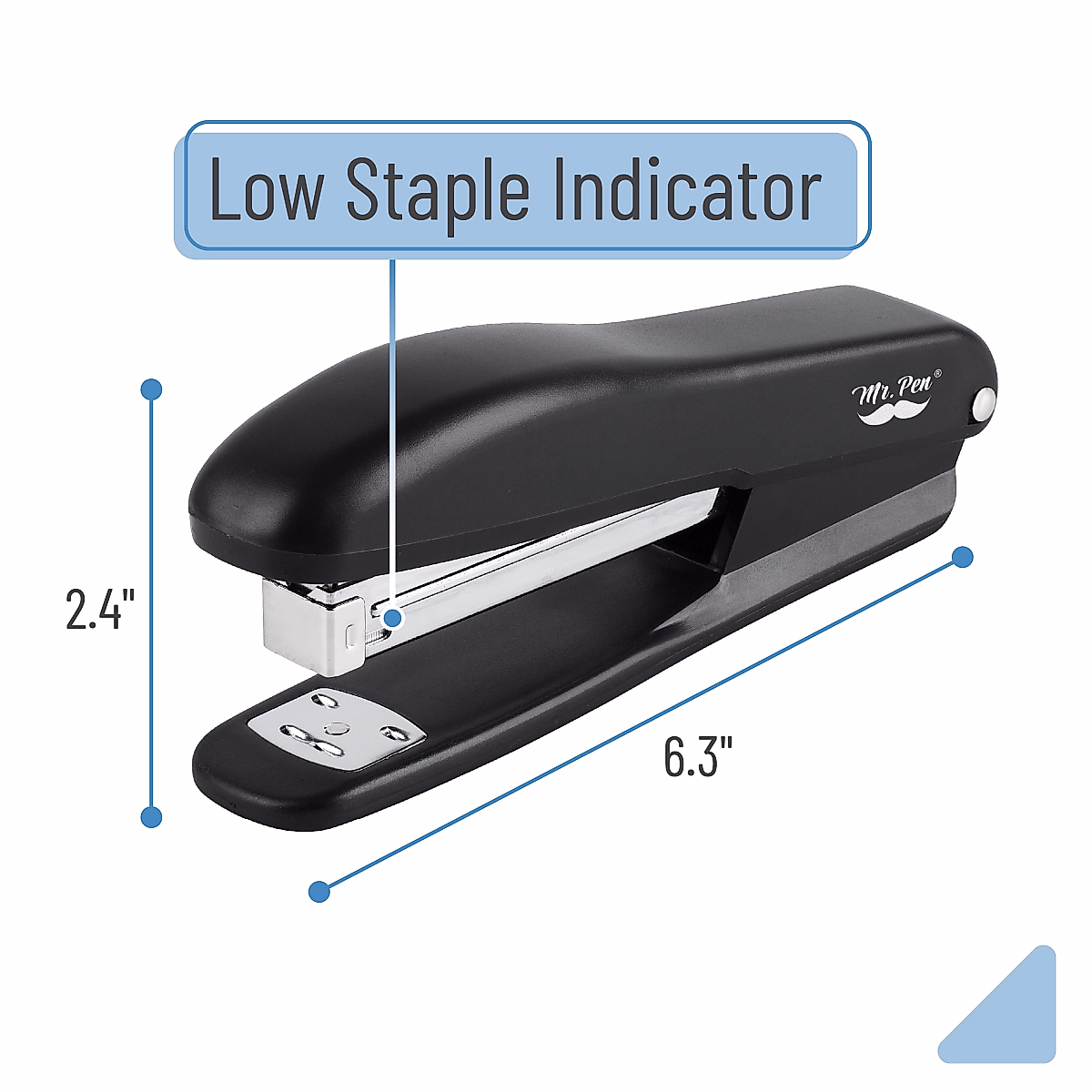 Mr. Pen Staplers with 200 Staples, 20 Sheet Capacity, Pack of 2