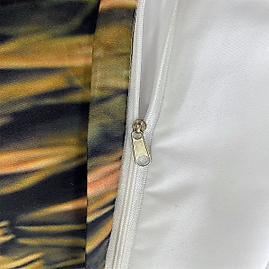 Duvet Cover Queen Eagle Black Easy Care Soft Cosy Queen Bedding (90x90in) with Zipper Closure and 2 Pillowcase 20" X 26" Suitable for Adults and Children