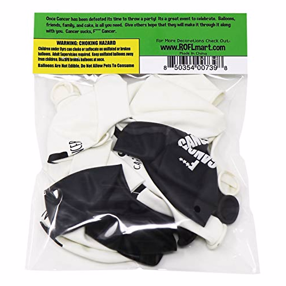 Fuck Cancer Balloons Decorations For A Survivor Breast Cancer Party