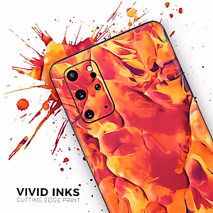 Design Skinz Blurred Abstract Flow V54 Protective Vinyl Decal Wrap Skin Cover Compatible with The Samsung Galaxy S20 (Screen Trim & Back Glass Skin)