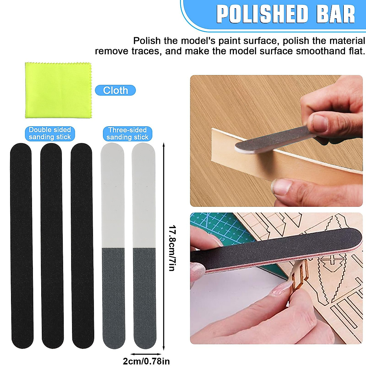 55Pcs Professional Model Tools Kit for Gundam, Modeler Basic Tools Craft Set Hobby Building Tools Gundam Model Tools Kit for Basic Model Building, Repairing and Fixing