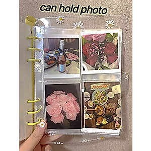 BINGC Transparent Jewelry Storage Book，Portable Travel Jewelry Earring Organizer Upgraded Version Anti Oxidation Jewelry Storage Bag Necklace Bracelets Rings(100 Grids + 100 Ziplock Bags) (YELLOW)